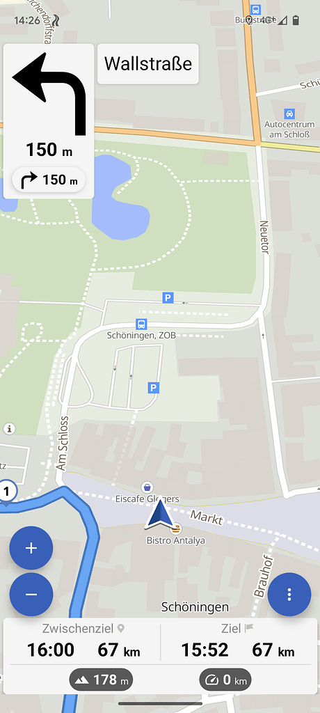 Entfernung Zwischenziel / Ziel - Route planning - Kurviger Forum