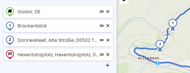 Suche und Bezeichnung von Zwischenzielen - Route planning - Kurviger Forum Suche und Bezeichnung von Zwischenzielen - Route planning - Kurviger Forum